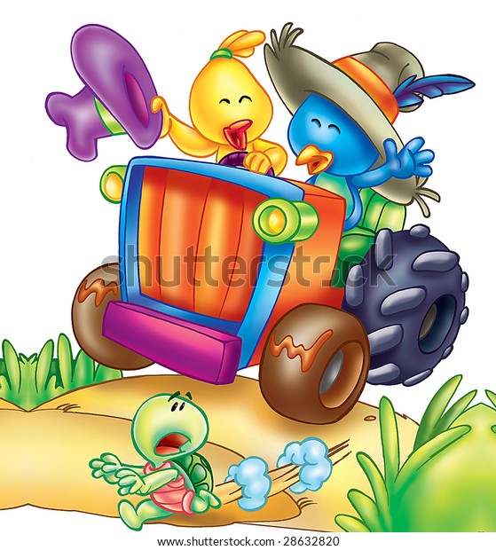 Joy Ride Stock Illustration 28632820