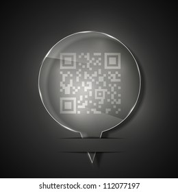 Jpeg Version Glass Qr Code Icon Stock Illustration 112077197 | Shutterstock