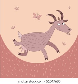 709 Happy Jumping Goat Images, Stock Photos & Vectors | Shutterstock