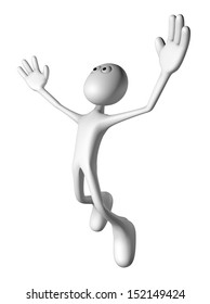 3d Man Win Over Giant Man Stock Illustration 181091225 | Shutterstock