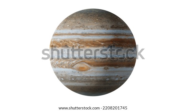 Jupiter Largest Planet Solar System Image Stock Illustration 2208201745 ...