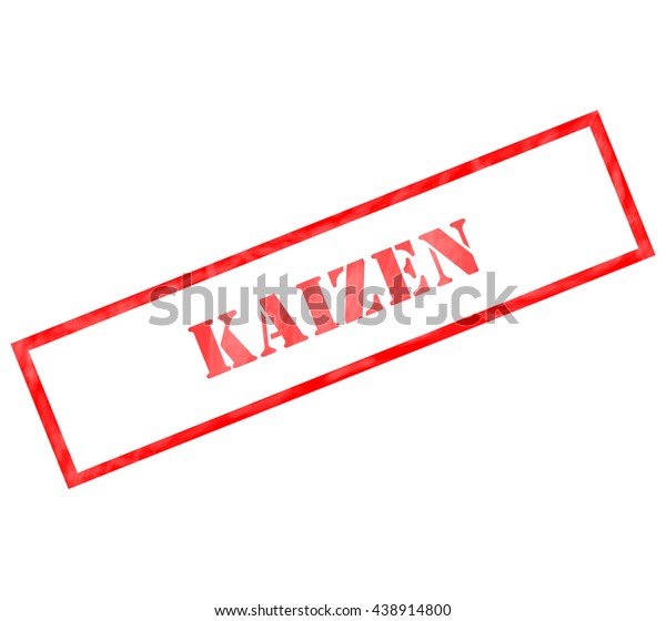 Kaizen Red Grunge Rectangle Stamp Making Stock Illustration 438914800 ...