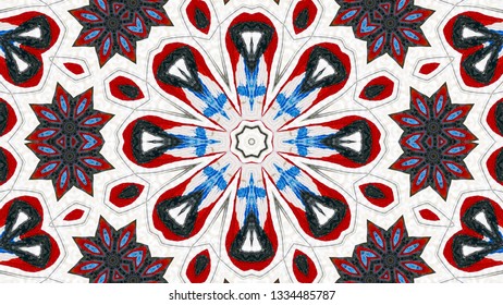 Kaleidoscope Design Pattern Stock Illustration 1334485787 | Shutterstock