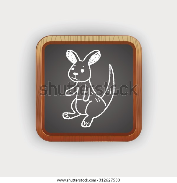 Kangaroo Doodle Stock Illustration 312627530 | Shutterstock