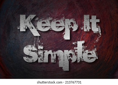 Keep Simple Concept Text On Background Stock Illustration 213767731 ...