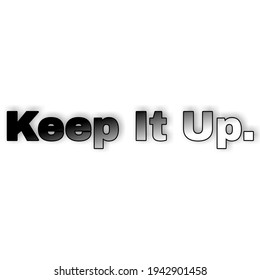 Keep Text White Background Stock Illustration 1942901458 | Shutterstock