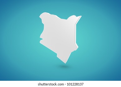 Outline Kenya Map Transparent Background Capsules Foto Stok 102053383 ...