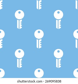 Key Blue White Seamless Pattern Web Stock Illustration 269095838 ...