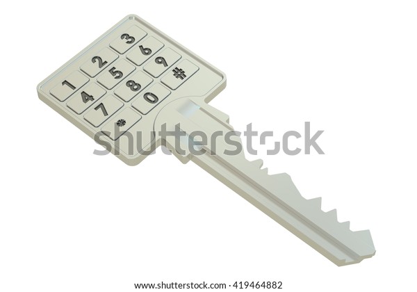 Key Code Combination 3d Rendering Stock Illustration 419464882 ...