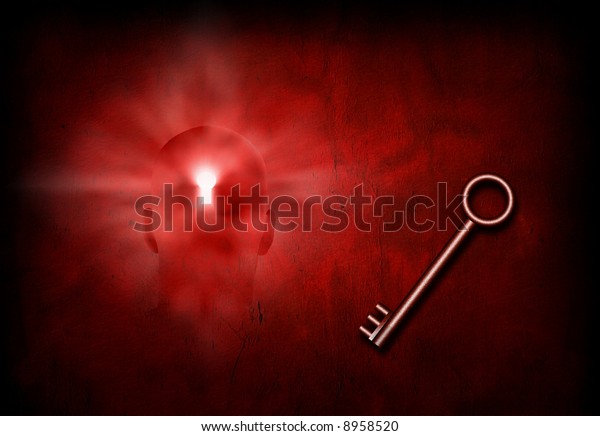Key Mind Stock Illustration 8958520