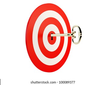 3d Target Key Success Keyhole 스톡 일러스트 110969789 | Shutterstock