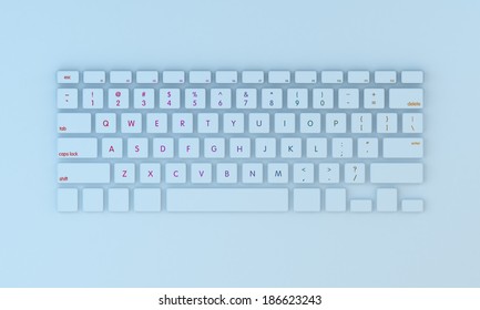 German Alphabet Keyboard Layout Isolated Vector Stock Vector (Royalty ...