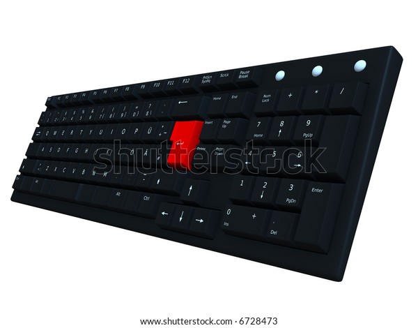 Keyboard 3d Stock Illustration 6728473 | Shutterstock
