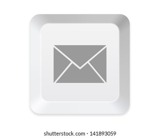 Keyboard Mail Button Stock Illustration 141893059 | Shutterstock
