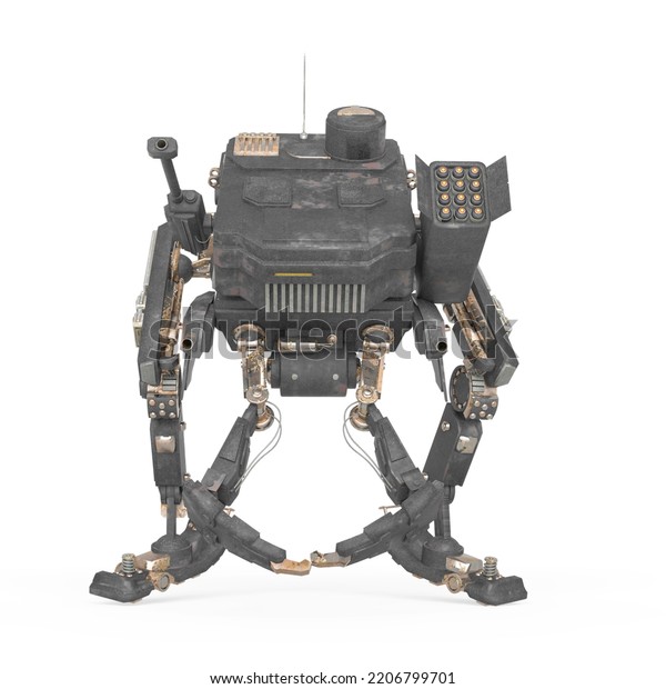 Killer Mech Doing Pick Pose War Stock Illustration 2206799701 ...