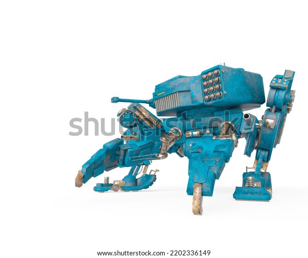 Killer Mech Steath Attack Pose War Stock Illustration 2202336149 ...
