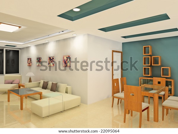 Kind Interior Design Plan Stock Illustration 22095064 | Shutterstock