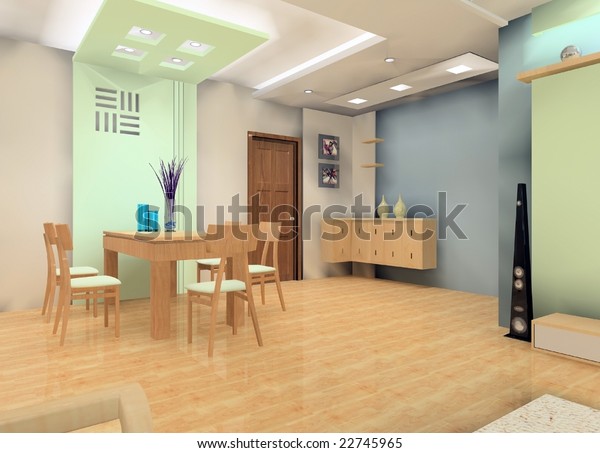 Kind Interior Design Plan Stock Illustration 22745965 | Shutterstock