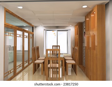 Kind Interior Design Plan Dining Room Stock Illustration 23817250 ...