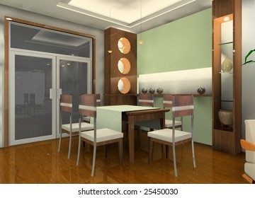 Kind Interior Design Plan Dining Room Stock Illustration 25450030 ...