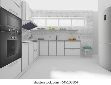 1,768 Kitchen wireframe Images, Stock Photos & Vectors | Shutterstock