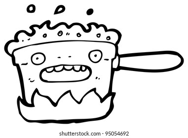 Kitchen Pan Boiling Over Stock Illustration 95054692 | Shutterstock