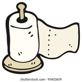 Kitchen Roll Cartoon Stock Illustration 95453659 | Shutterstock