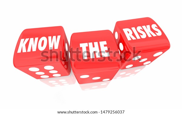 Know Risks Roll Dice Danger Warning Stock Illustration 1479256037 ...