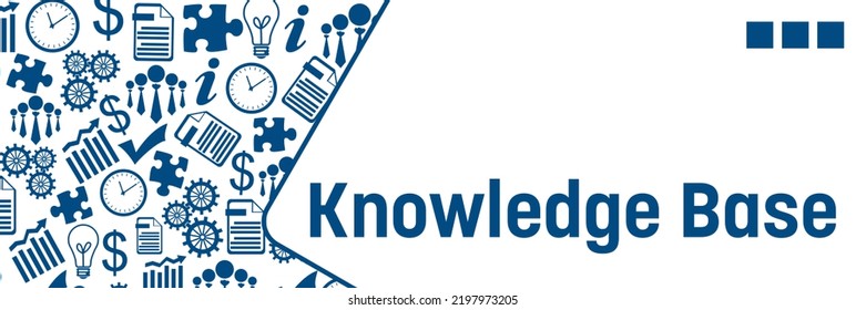 Knowledge Base Concept Image Text Business Stock Illustration ...