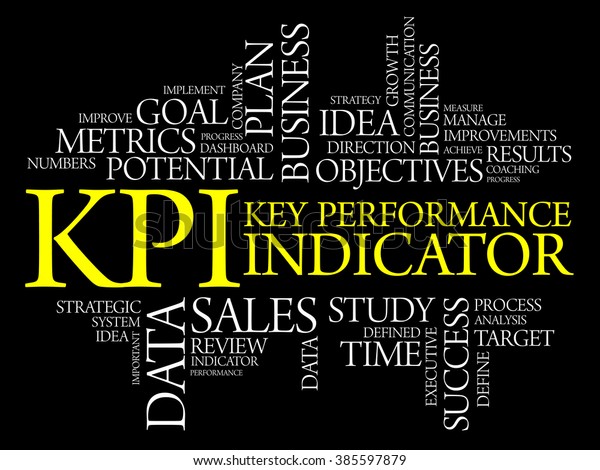 Kpi Key Performance Indicator Word Cloud 스톡 일러스트 385597879 | Shutterstock