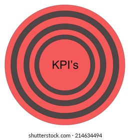 Ilustrasi Stok Kpis Key Performance Indicators Red Black 214634494 ...