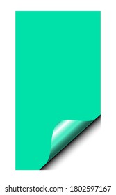 Turn Over Page Sheet Edge 3d Stock Illustration 1791038096 | Shutterstock