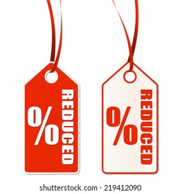 Label Reduced Stock Illustration 219412090 | Shutterstock