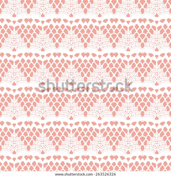 Lace White Seamless Mesh Pattern Stock Illustration 263526326