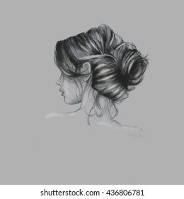 4,841 Back hair sketches Images, Stock Photos & Vectors | Shutterstock