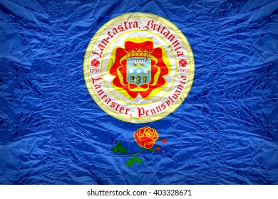 Lancaster Flag Pattern Overlay On Floyd Stock Illustration 403328671 ...