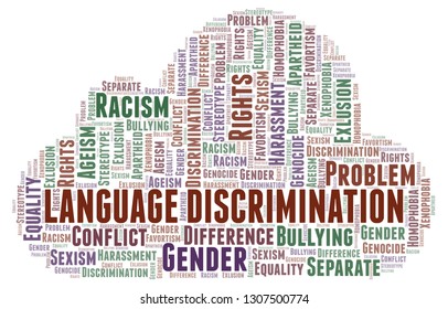 Employment Discrimination Type Discrimination Word Cloud Stock ...