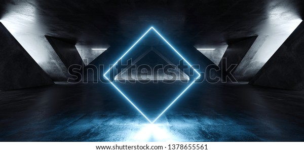 Laser Fluorescent Retro Sci Fi Futuristic Stock Illustration 1378655561 ...
