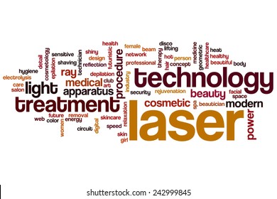 Laser Word Cloud Concept Technology Modern Stock Illustration 242999845 ...