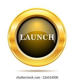 Launch Icon Internet Button On White Stock Illustration 226514500 ...