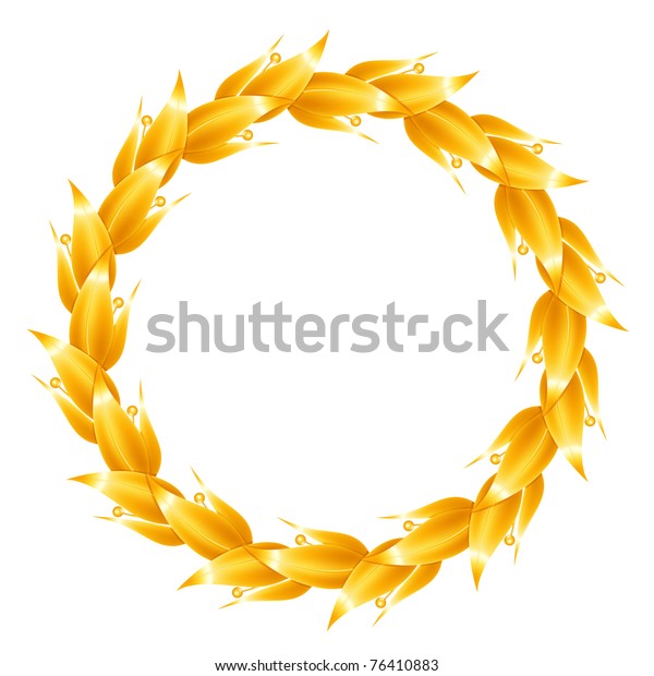 Laurel Wreath Bitmap Copy 库存插图 76410883 | Shutterstock