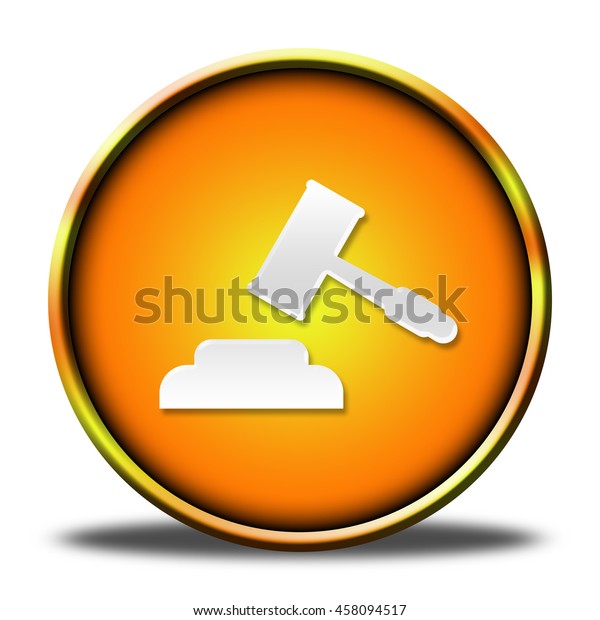 Law Button Isolated 3d Illustration Stock Illustration 458094517 ...