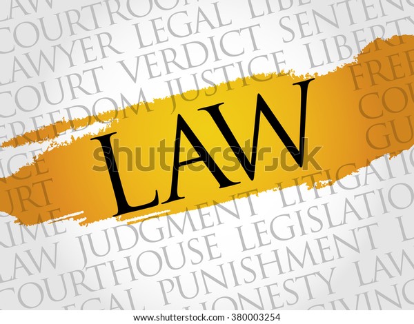 Law Word Cloud Concept Stock Illustration 380003254 | Shutterstock