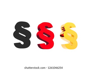 118 German Paragraph Icon Images, Stock Photos & Vectors | Shutterstock