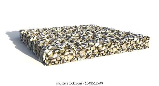 Layer Pebbles Cross Section Area Rocks Stock Illustration 1543512749