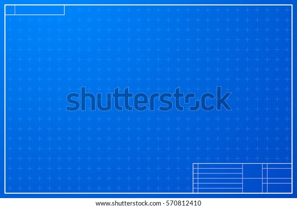 Layout Template Blueprint Style Marks Stock Illustration 570812410
