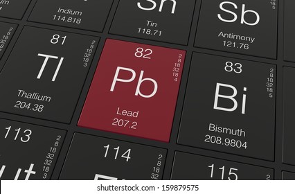 Lead Element Periodic Table Stock Illustration 159879575 | Shutterstock