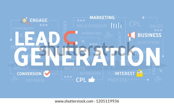 Lead Generation Concept Illustration Idea Merketing Stock Illustration ...
