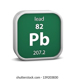 Lead Material On Periodic Table Part Stock Illustration 139203830 ...