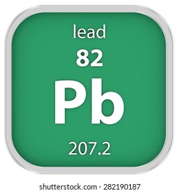 Lead Material On Periodic Table Part 스톡 일러스트 282190187 | Shutterstock